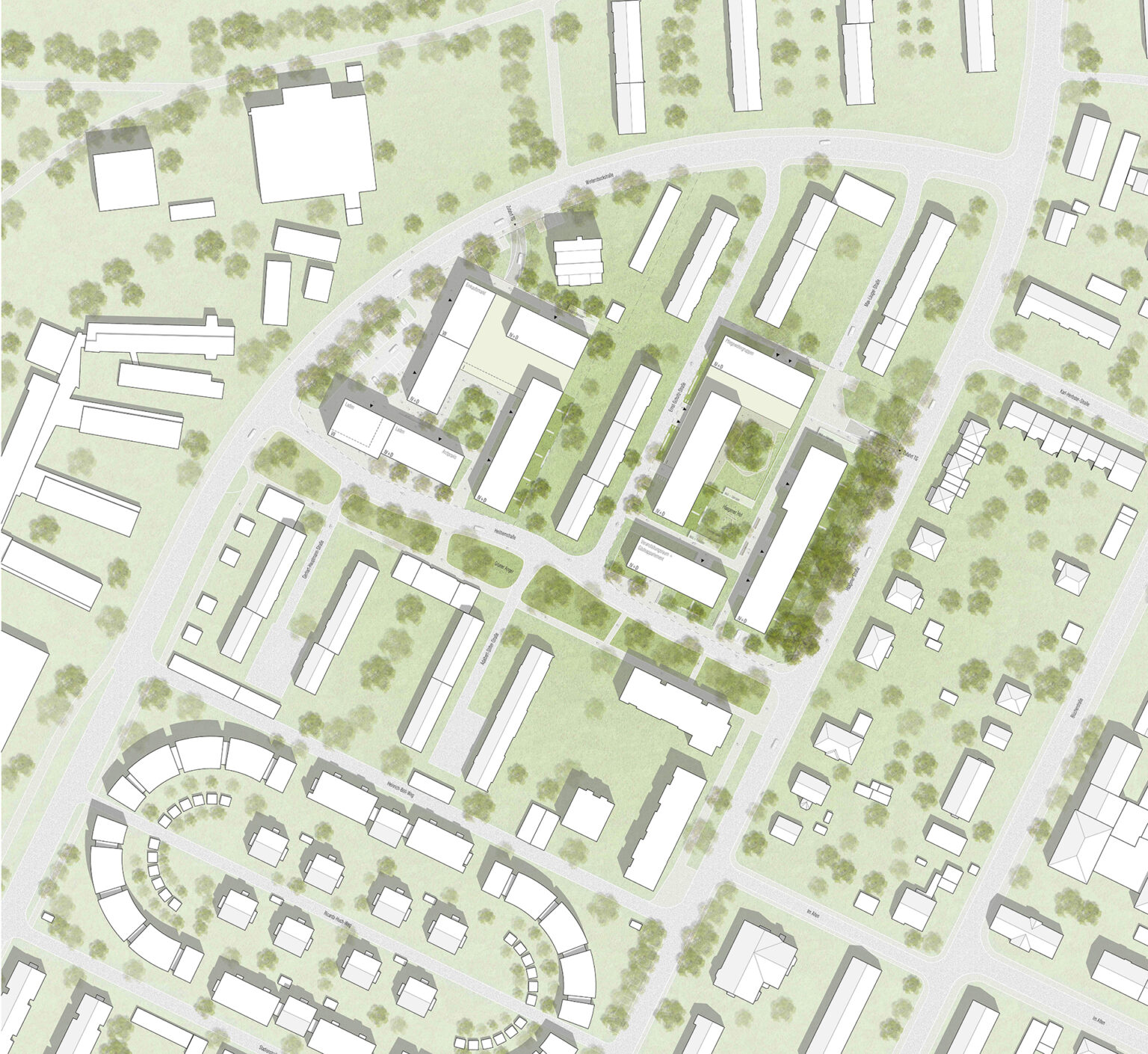 Wettbewerb Neue Mitte Nordstadt, Lörrach – Thoma Lay Buchler : Architekten